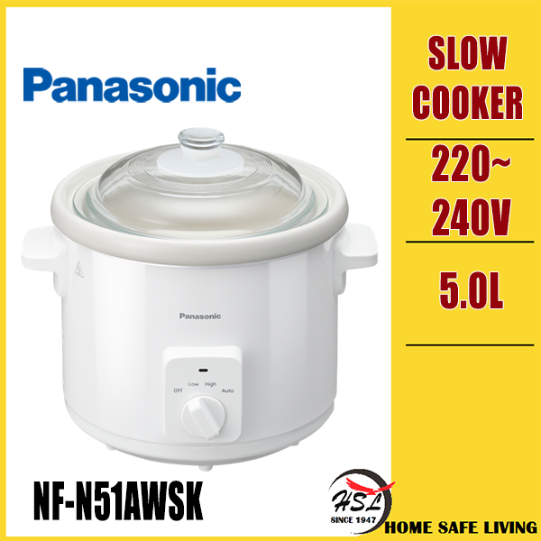 Panasonic 5.0L Slow Cooker NF-N51AWSK / NF-N51 | Shopee Malaysia