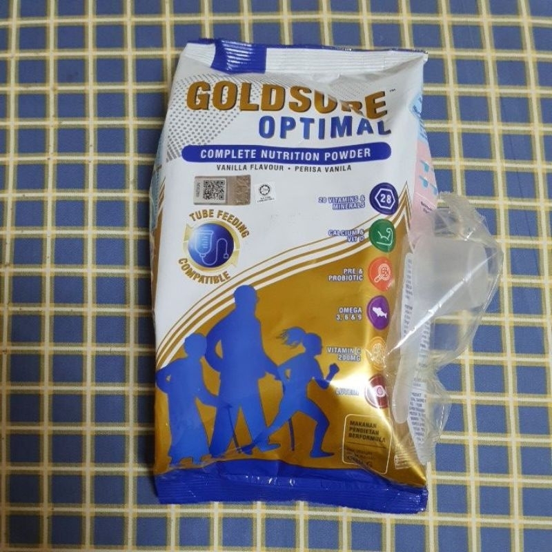 Nutrixgold Goldsure Optimal Complete Nutrition Powder 600g (Vanilla Flavour)(Expiry Date:12/2024 ...
