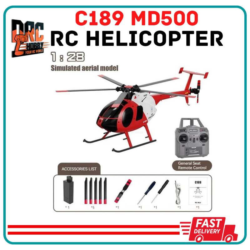 C189 Md500 Helicopter Control Remoto 1:28 Four-channel | Shopee Malaysia