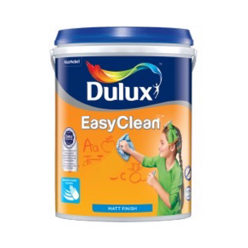 5L DULUX EASY CLEAN WALL INTERIOR PAINT | Shopee Malaysia