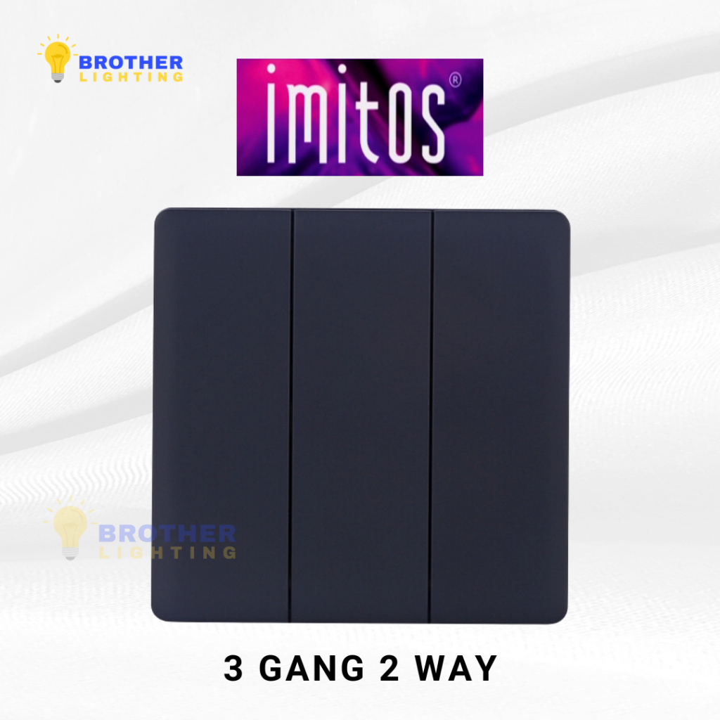 [SIRIM] Black imitos BR Series Switch Suis Socket Wall Switches Slim ...