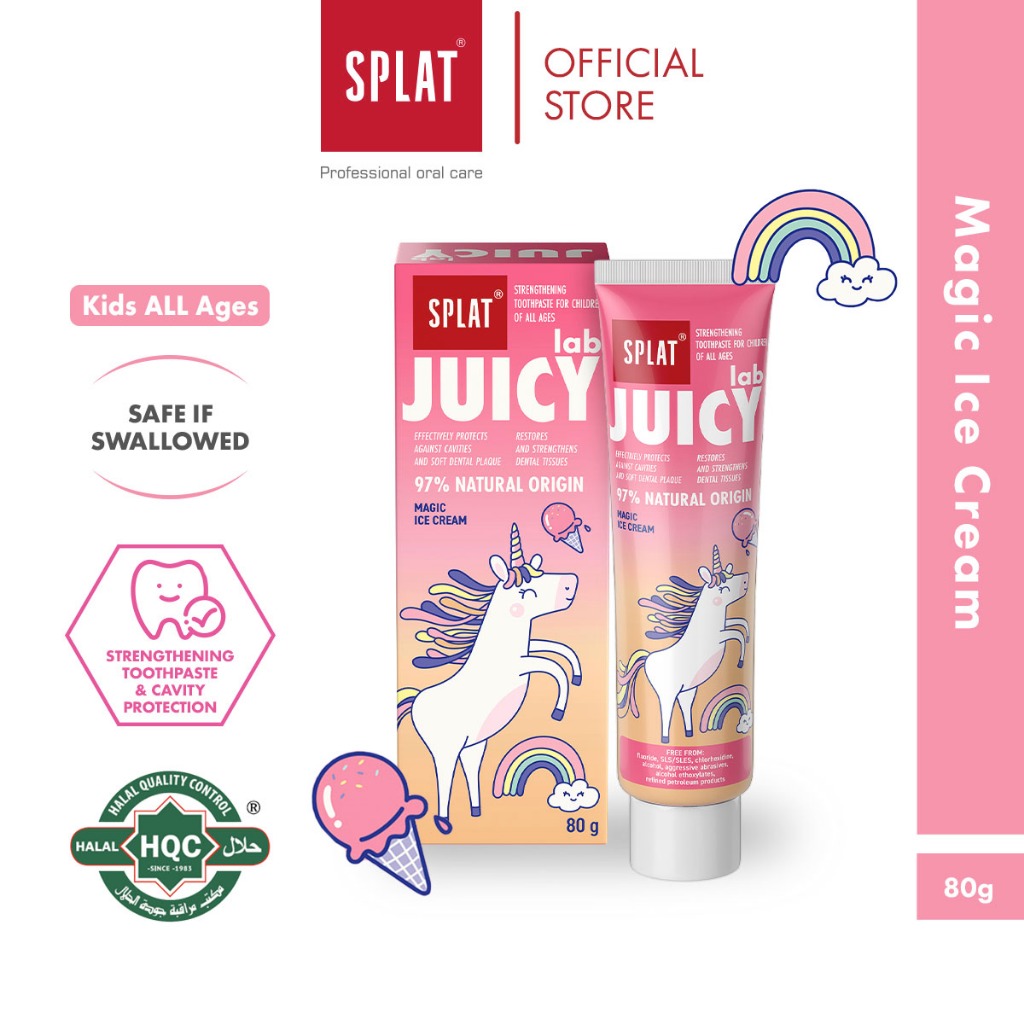 SPLAT Juicy Lab Magic Ice-Cream Toothpaste 80g EXP SEPT 2025 | Shopee ...