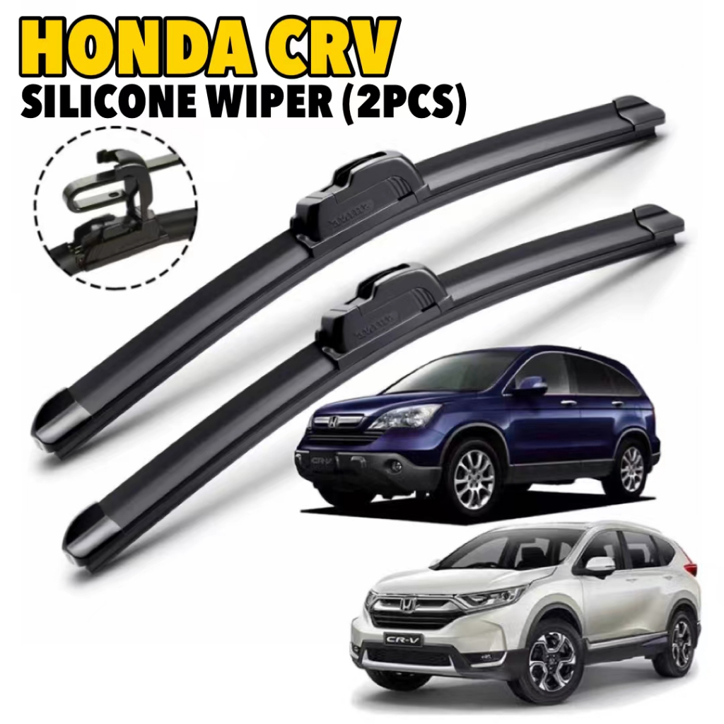 【2Pcs】Honda CRV Years 2001~2023 Front Windscreen Wiper CRV Silicone ...