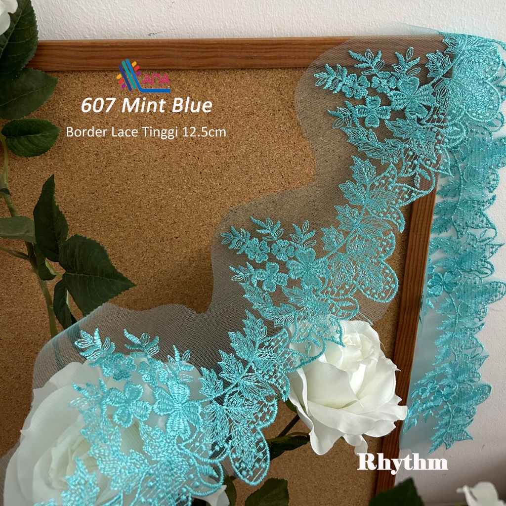 Rhythm Design Premium Border Lace Sulam Kerawang New Design Broder Lace ...