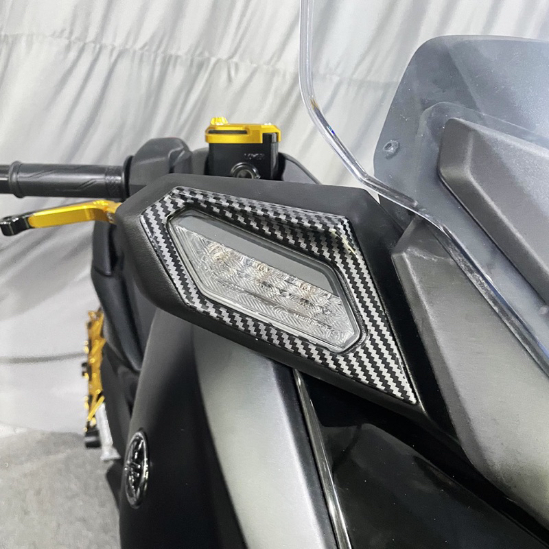 Yamaha Xmax 250 V2 Signal Cover Carbon Front Head Cover Carbon Cover ...