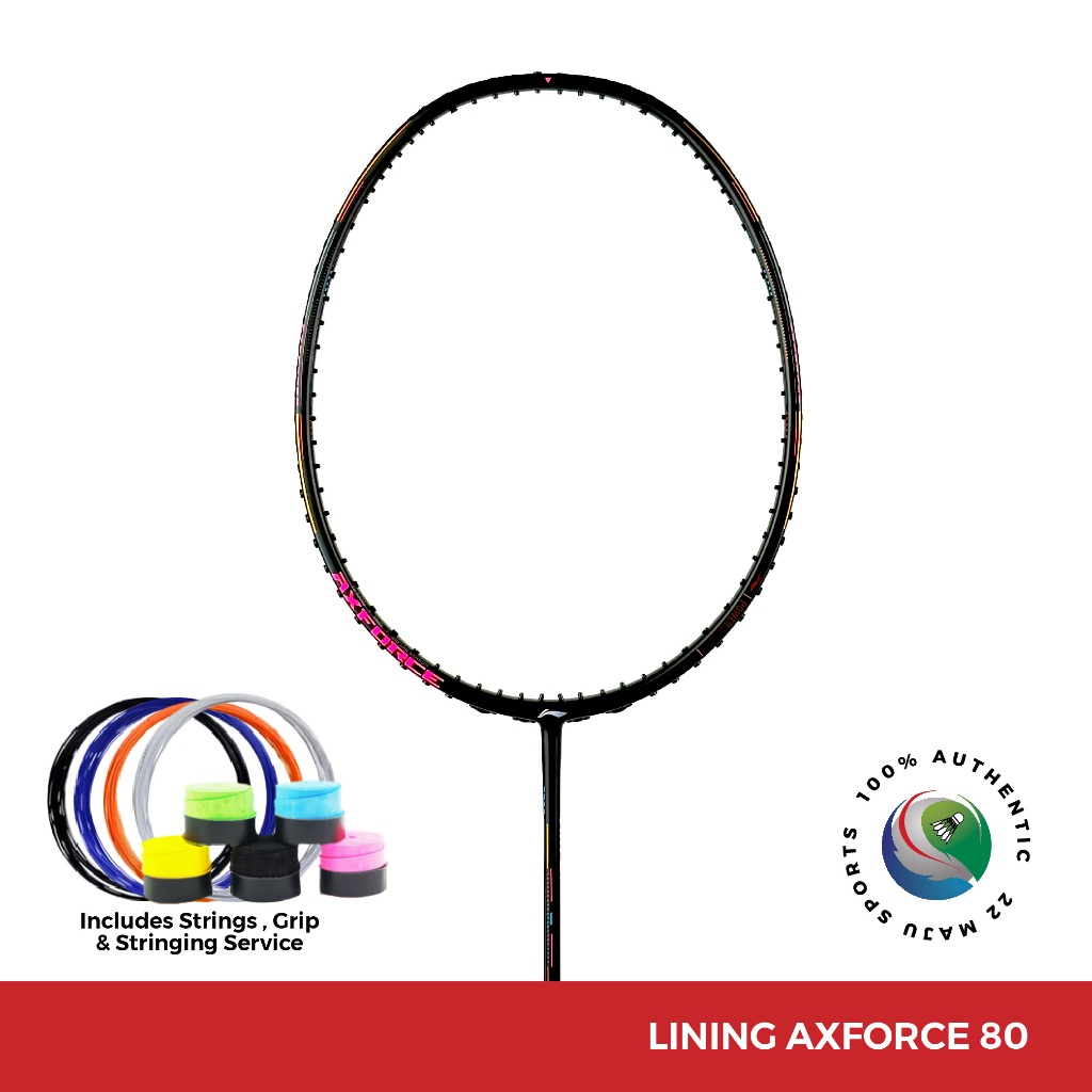 LI-NING AXFORCE 80 3U | 4U | 5U BADMINTON RACKET | Shopee Malaysia