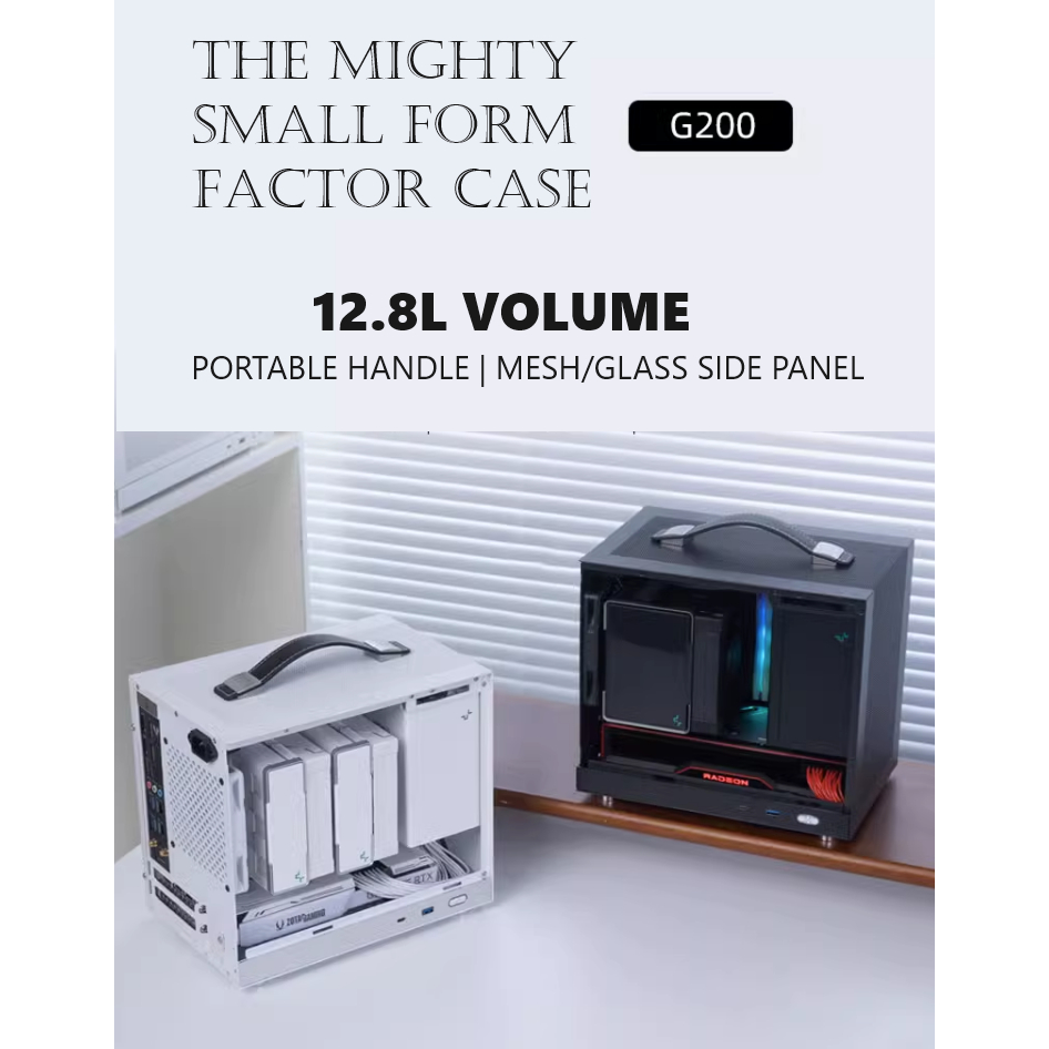 G200 SFF CASE SHINY SNAKE ITX DTX SUPPORT ATX PSU PC CASE | Shopee Malaysia