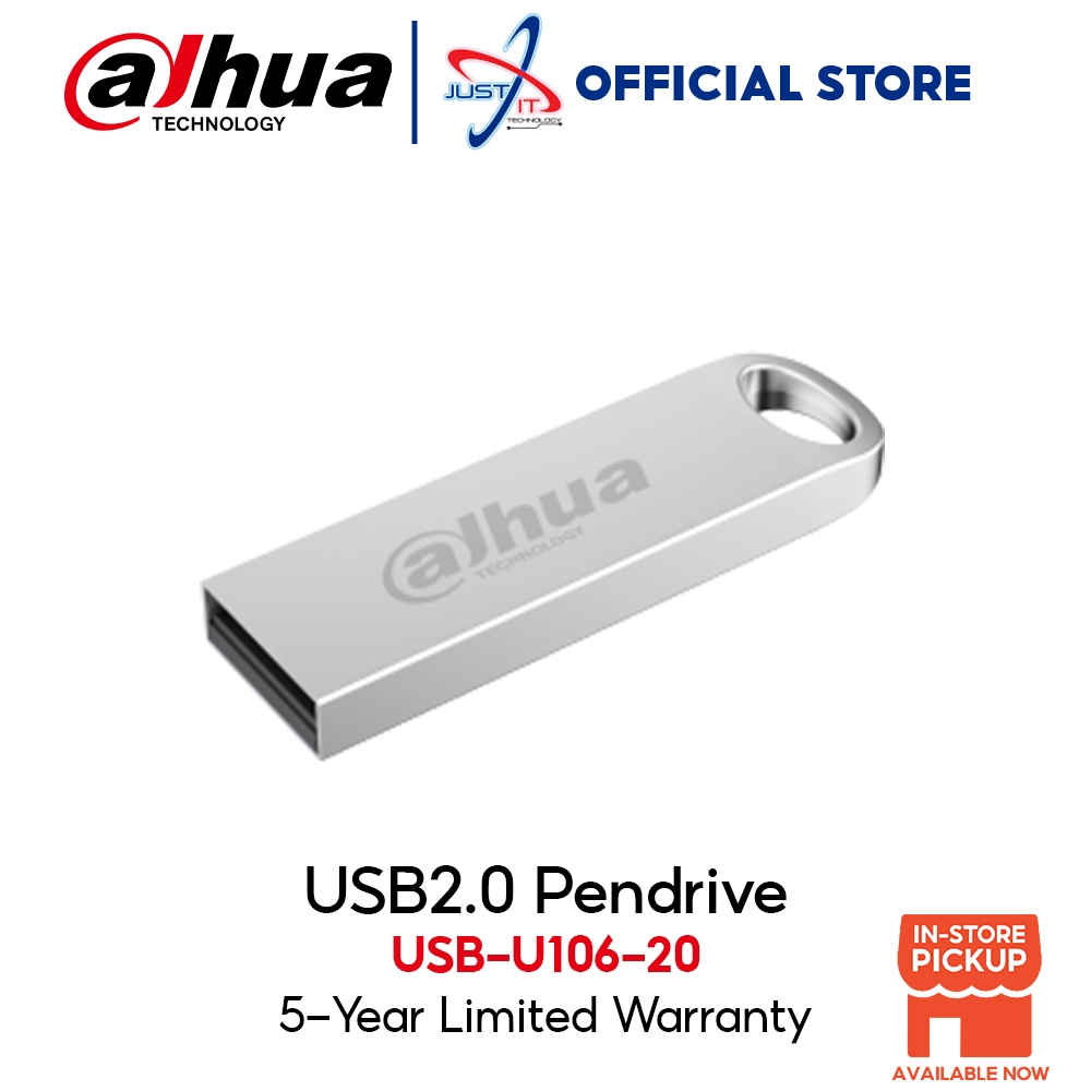 Dahua USB 2.0 - Silver (32GB) DHI-USB-U106-20-32GB | Shopee Malaysia