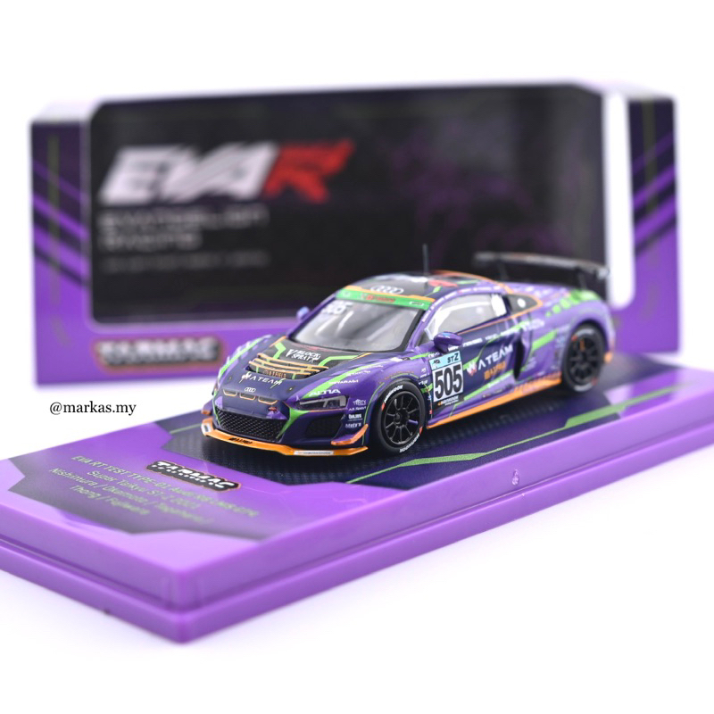 TARMAC WORKS 1/64 EVA RT TEST TYPE-01 AUDI R8 LMS GT4 SUPER TAIKYU ST-Z ...