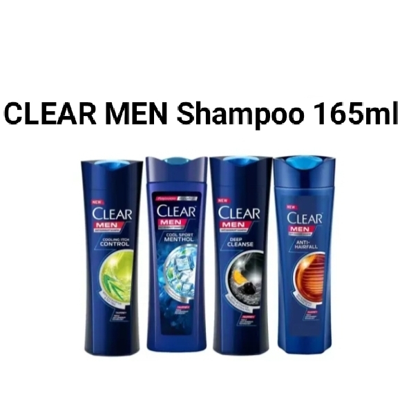 Clear Men Antidandruff Shampoo Cool Sport Menthol / Anti Hairfall/ Itch Control 165ml/180ml ...