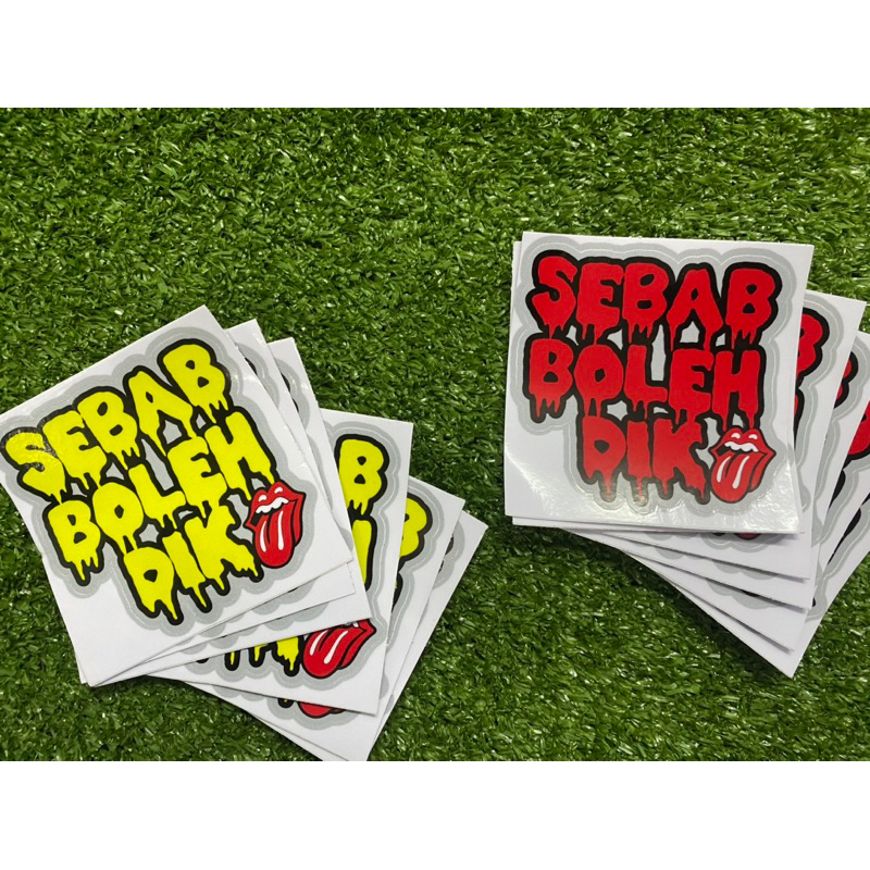 STICKER MOTOR PRINT (Sebab boleh dik) | Shopee Malaysia
