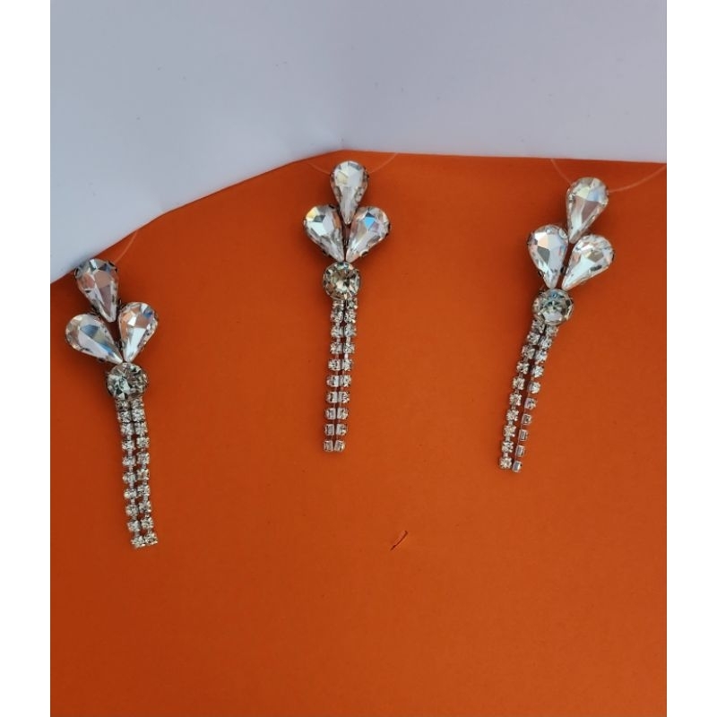 (1PCS) HANGING BEADS IRON ON BEADS MANIK TAMPAL BAJU JENIS JUNTAI TASSEL FASHION ACCESSORIES ...