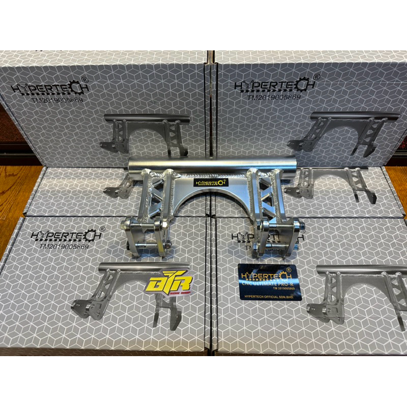 HYPERTECH CNC EXTENDER ENGINE BRACKET ARM +2 INCH&+1.5 INCH NVX AEROX ...