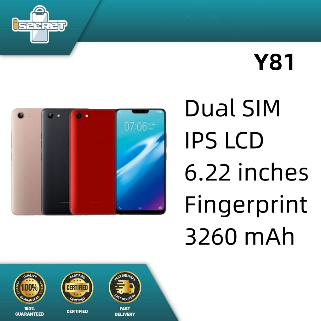 Vivo Y81 (4GB RAM + 64GB ROM) 6.22 Inch LTE - 1 Year Warranty Original ...