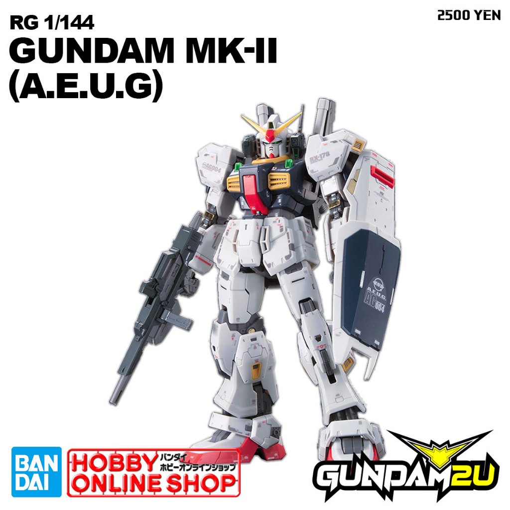 BANDAI RG 1/144 Gundam MK2 AEUG - Real Grade 08 Zeta Gundam Z Plastic ...