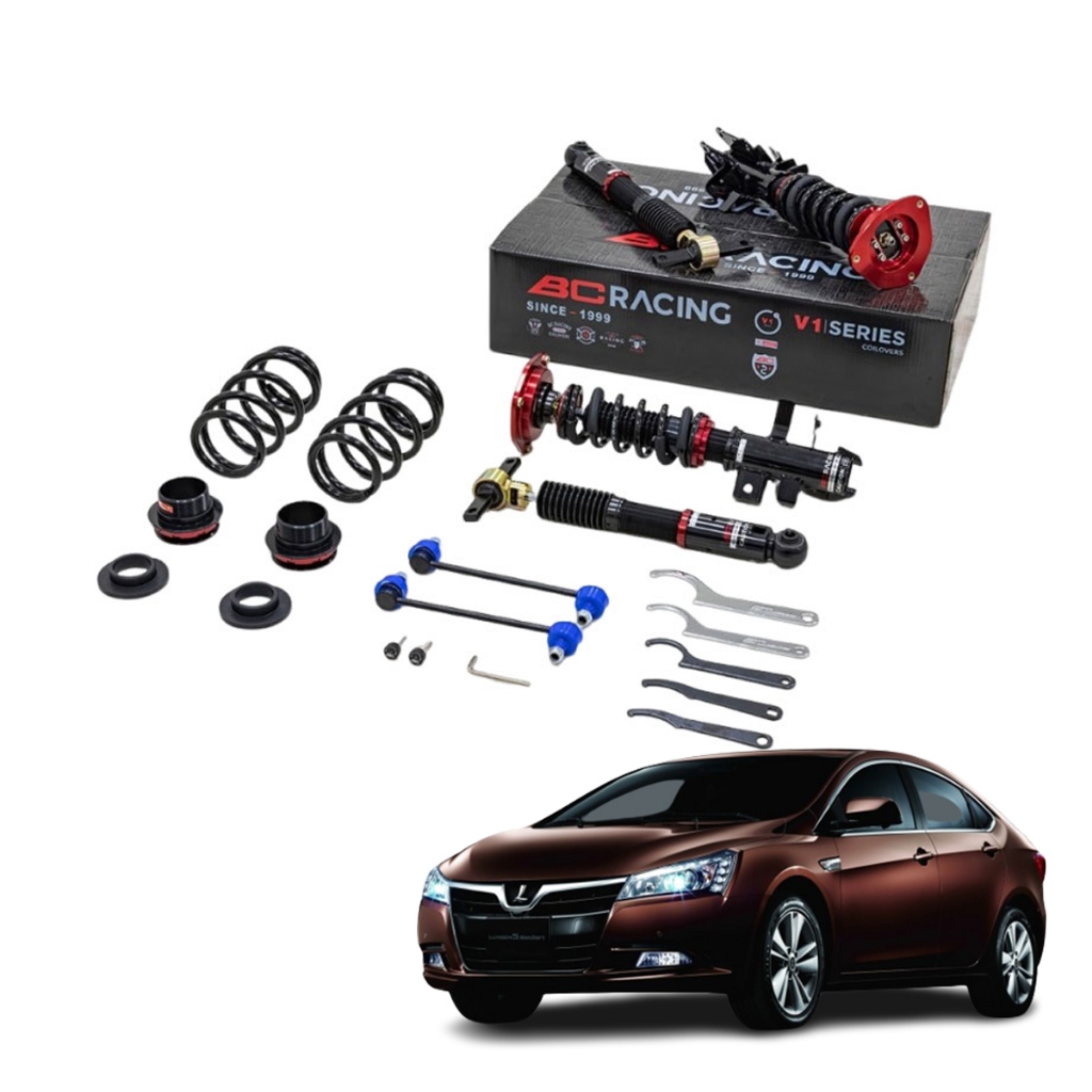 BC Racing V1 Series High Low Soft Hard Adjustable Absorber for LUXGEN 5 ...