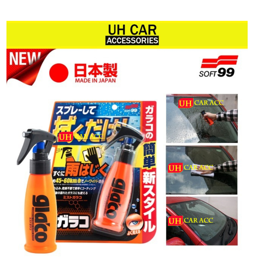 Soft99 / Soft 99 Glaco Mist Type | Water Repellent | Glass Care | Rain ...