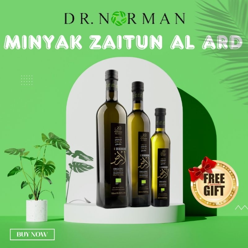DR NORMAN : MINYAK ZAITUN PALESTIN AL ARD : EXTRA VIRGIN OLIVE OIL ...