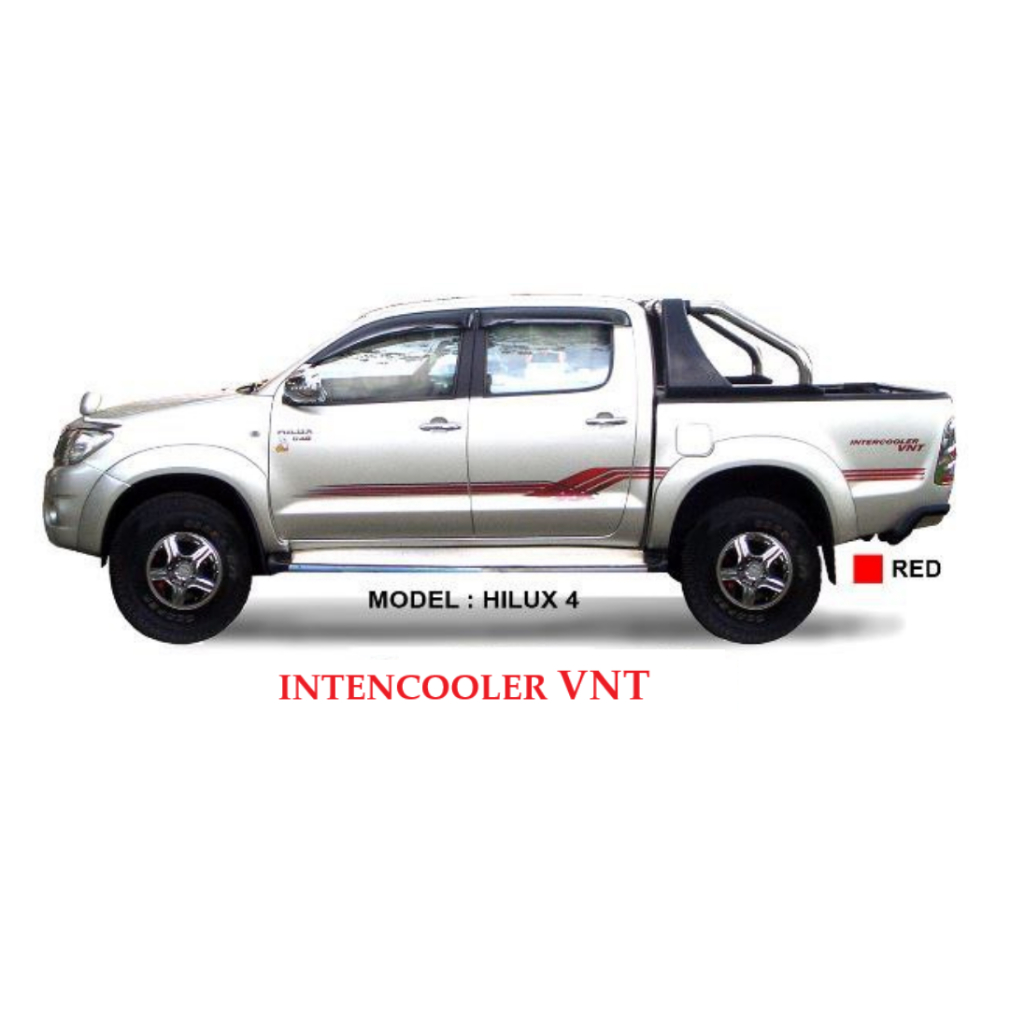 Toyota Hilux Body Sticker Car Side Body Lining Sticker ORI HILUX DESIGN ...