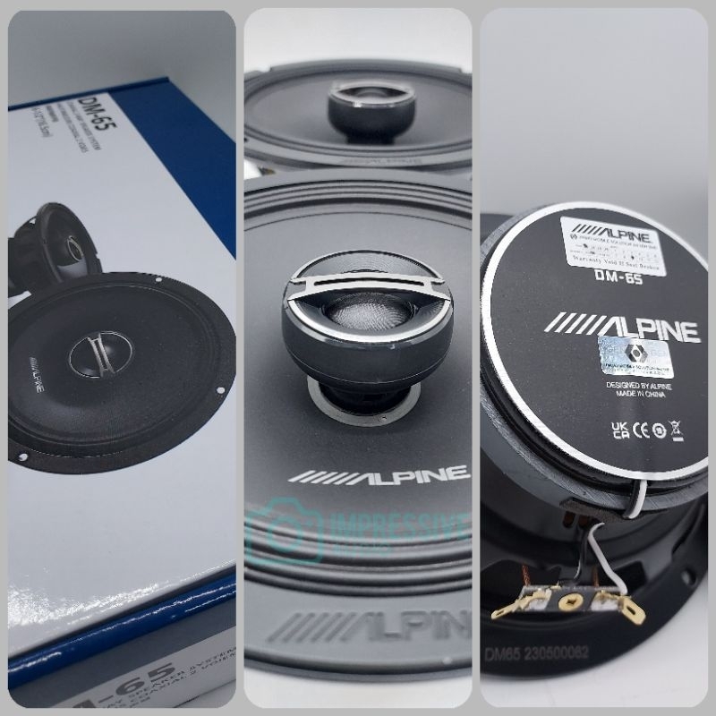 ALPINE DM-65 2-WAY COAXIAL SPEAKER SYSTEM 200WATTS MAX | Shopee Malaysia