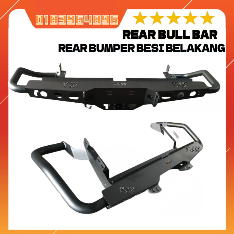 (OFFER) DD REAR BULL BAR BELAKANG BUMPER BESI TOYOTA VIGO REVO TRITON ...