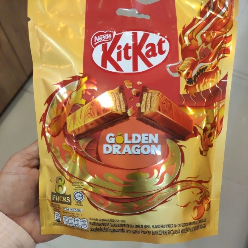 Nestle KitKat Golden Dragon 136g (8×17g) | Shopee Malaysia