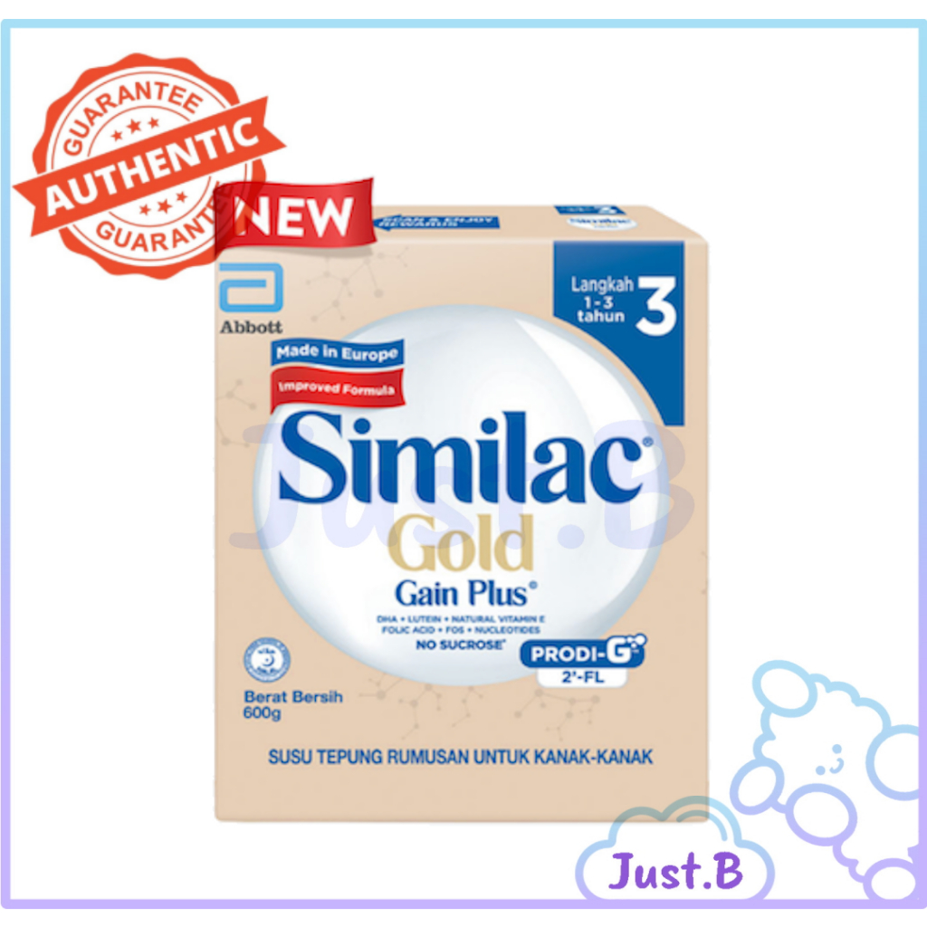 Similac Gain Plus Gold- Step 3(600g) | Shopee Malaysia