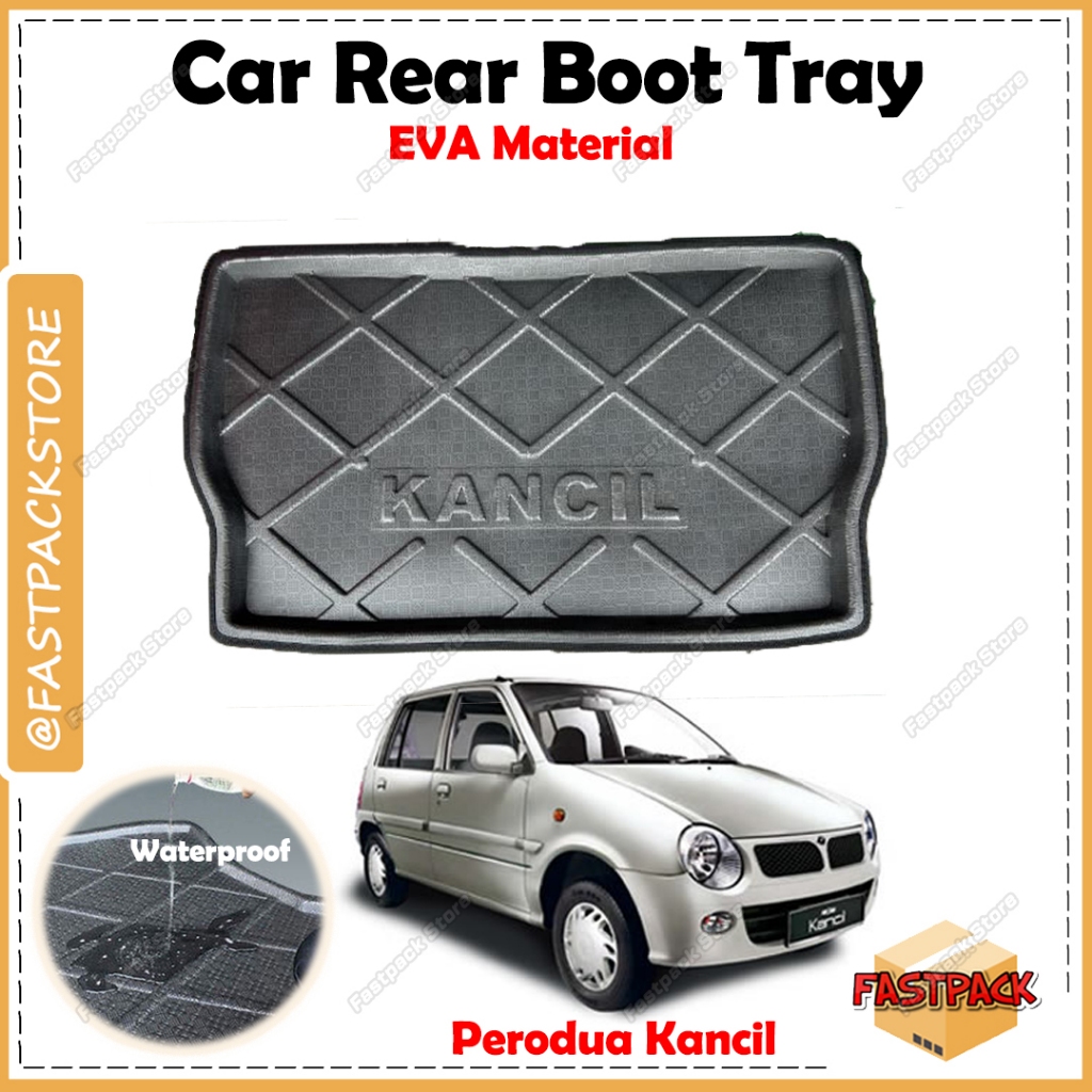 For Perodua Kancil Old (Petak) EVA Copolymer EVA Boot Tray Luggage ...