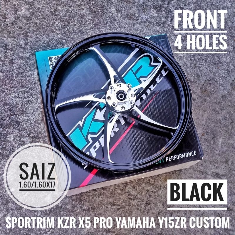 KZR Y15 Y16 SPORT RIM KOZI X5 PRO CUSTOM HUB SPORTRIM 1.60/1.60X17 YAMAHA Y15ZR Y16ZR | Shopee ...