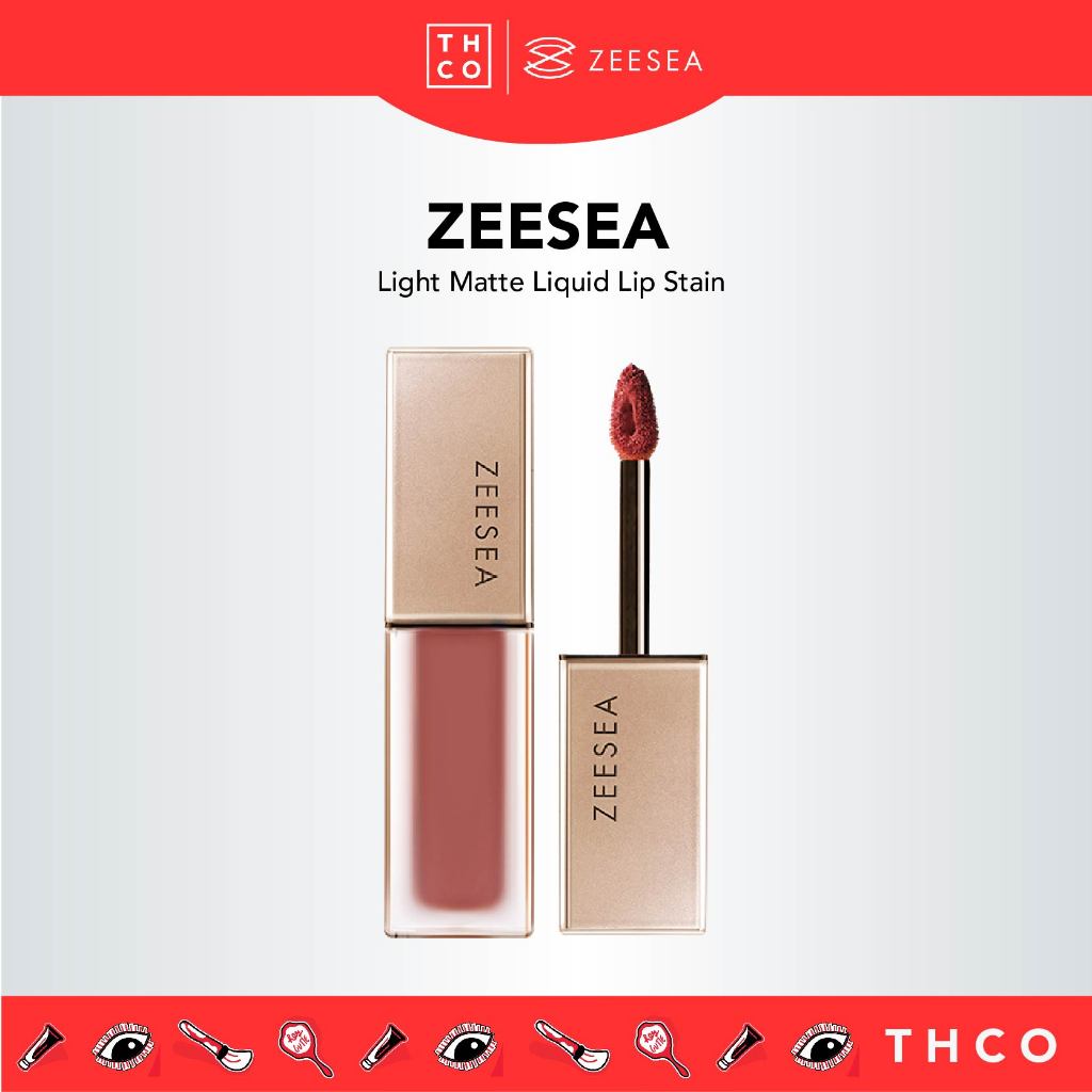 ZEESEA Light Matte Liquid Lip Stain 滋色轻雾感哑光唇釉 丝绒雾面哑光口红 | Shopee Malaysia