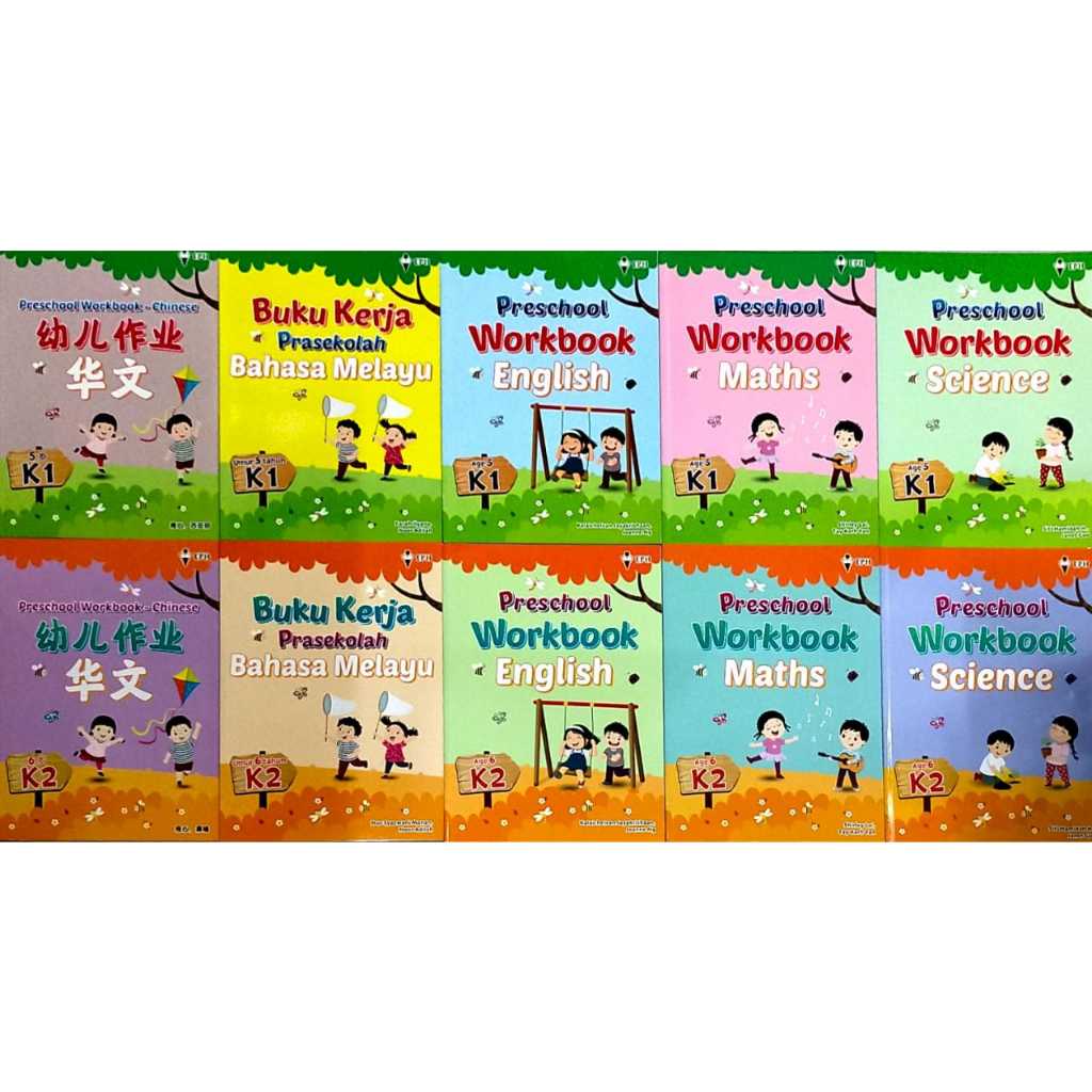 (EPH)2024 PRESCHOOL WORKBOOK 幼儿作业 K1-K2 (AGES:5-6) | Shopee Malaysia