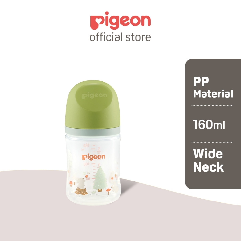 🇲🇾100% Original Pigeon SoftTouch™ Wide-Neck PPSU Nursing Bottle Authentic Pigeon Bottle Baby ...