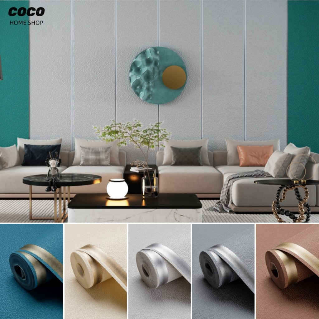 Modern Simple Wallpaper 3D Dimensional 200*53CM Fashion Wall paper TV ...