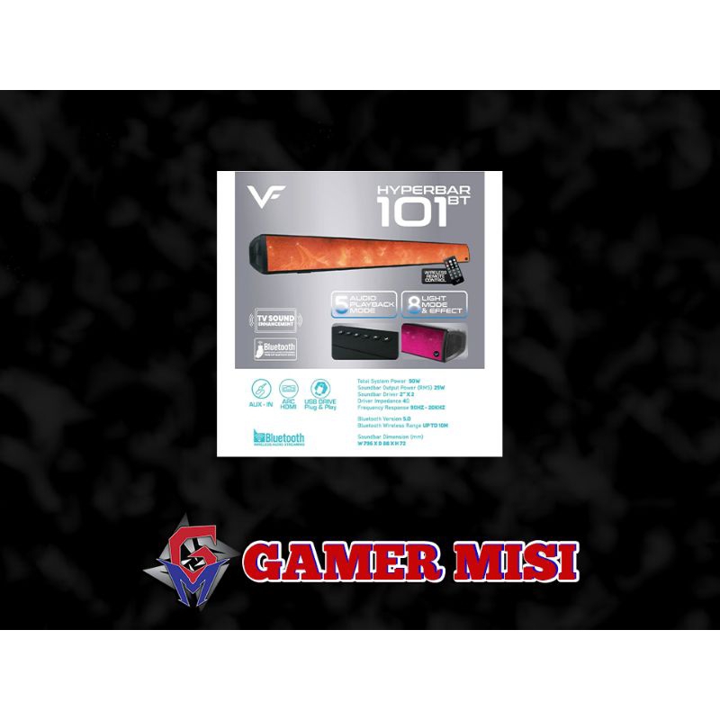 VINNFIER HYPERBAR 101 BT TV SOUNDBAR RGB HDMI ARC (NEW) | Shopee Malaysia