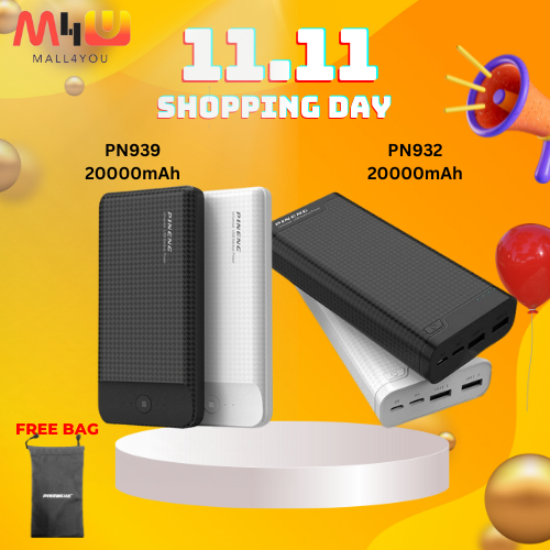 Pineng PN-939 / PN-932 20000mAh Powerbank PN939/PN932 20000mAh Power ...
