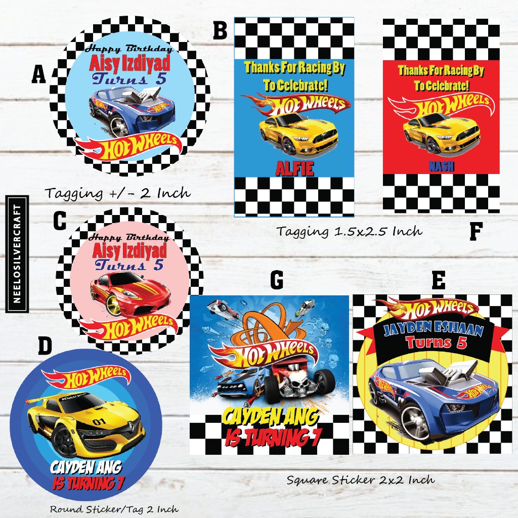 Hot Wheels Sticker & Tagging | Shopee Malaysia