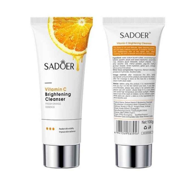 SADOER Vitamin C Brightening Face Cleanser 100g | Shopee Malaysia