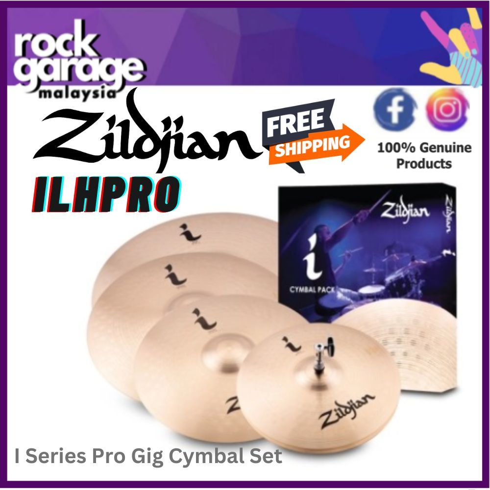Zildjian ILHPRO - I Series Pro Gig Cymbal Set - 14 Inch Hi-Hat, 16 Inch ...