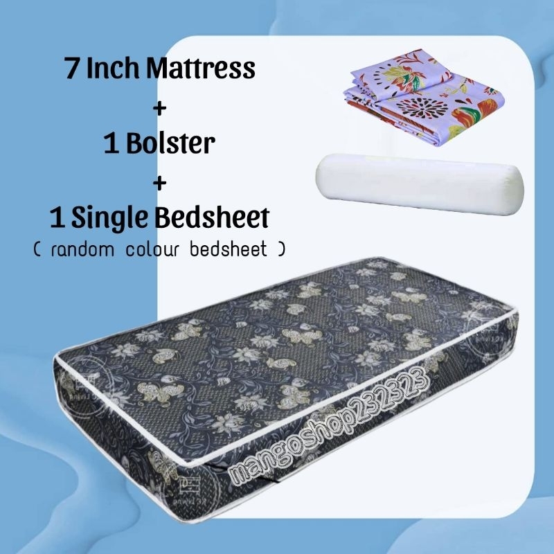 Tilam Bujang 5 & 7 Inci Direct Kilang / 5 & 7 Inches Single Mattress ...