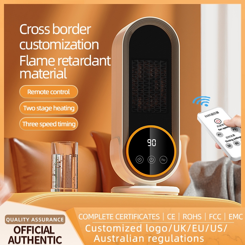 Portable Mini Electric Heater Fan Handy Air Warmer Home/Office Remote ...