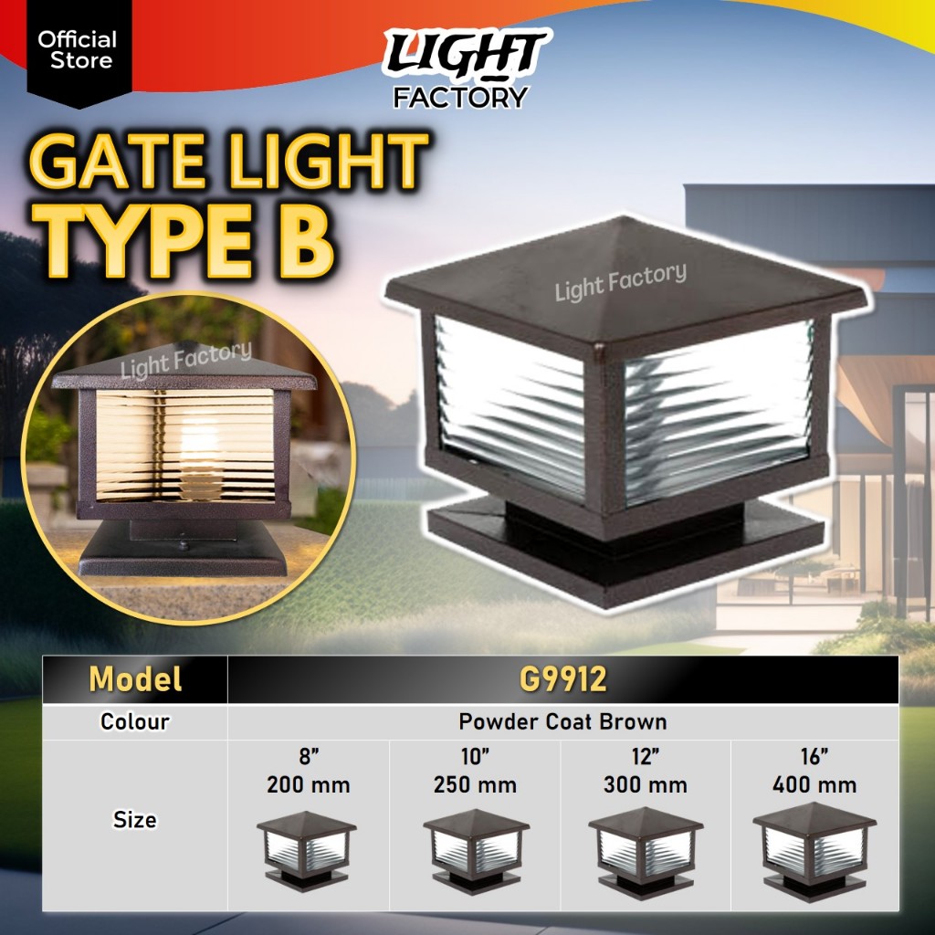 🔥HOT🔥Outdoor Gate Light Outdoor Gate Lamp Weather Proof Outdoor Pillar ...