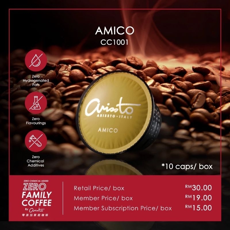 Arissto Coffee Capsule Amico | Shopee Malaysia