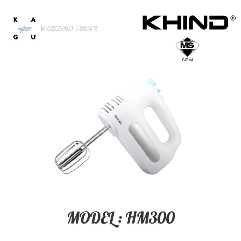 KHIND ELECTRIC HAND MIXER HM300 | Shopee Malaysia