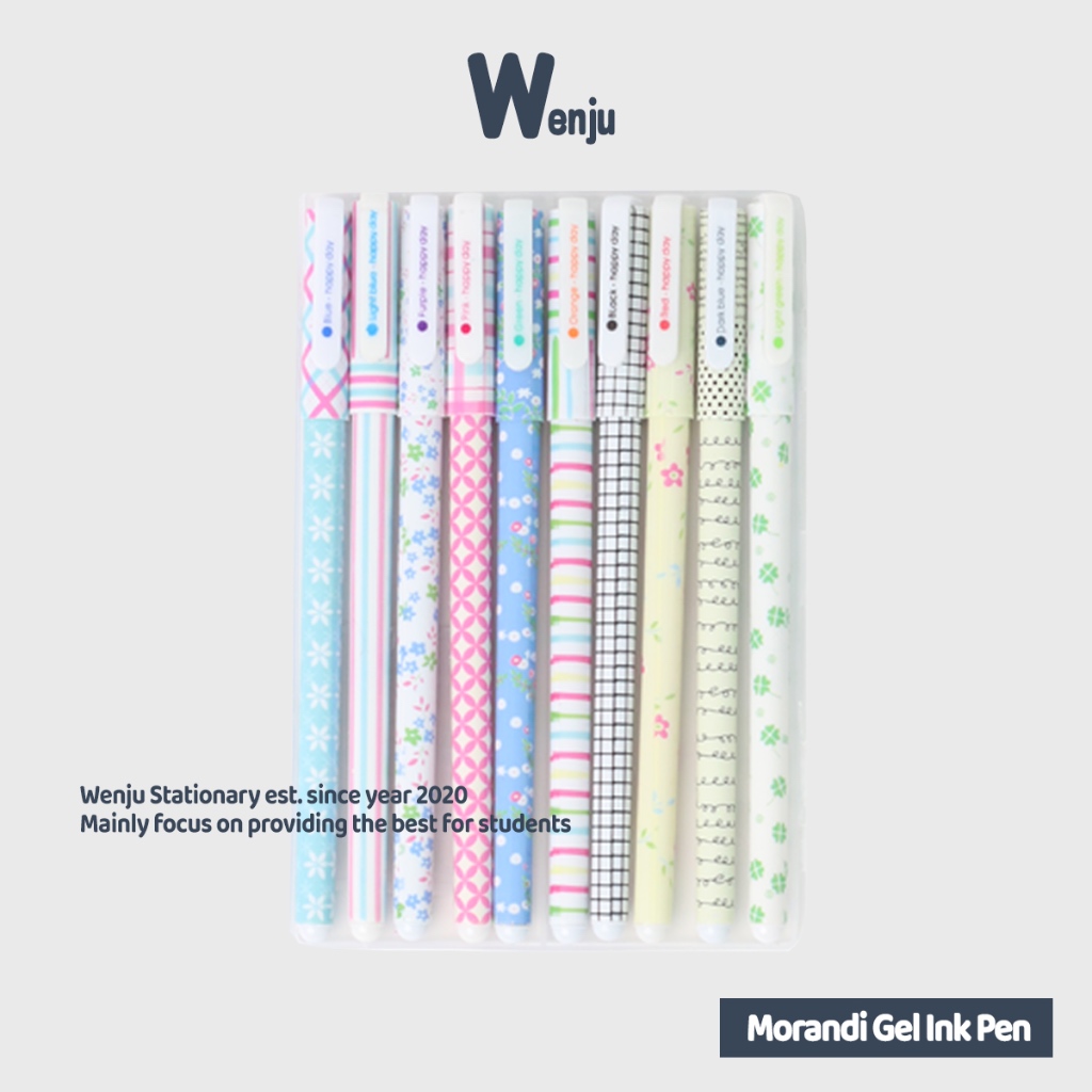 WENJU | Korean 0.5mm Color Pen (6styles) | Shopee Malaysia