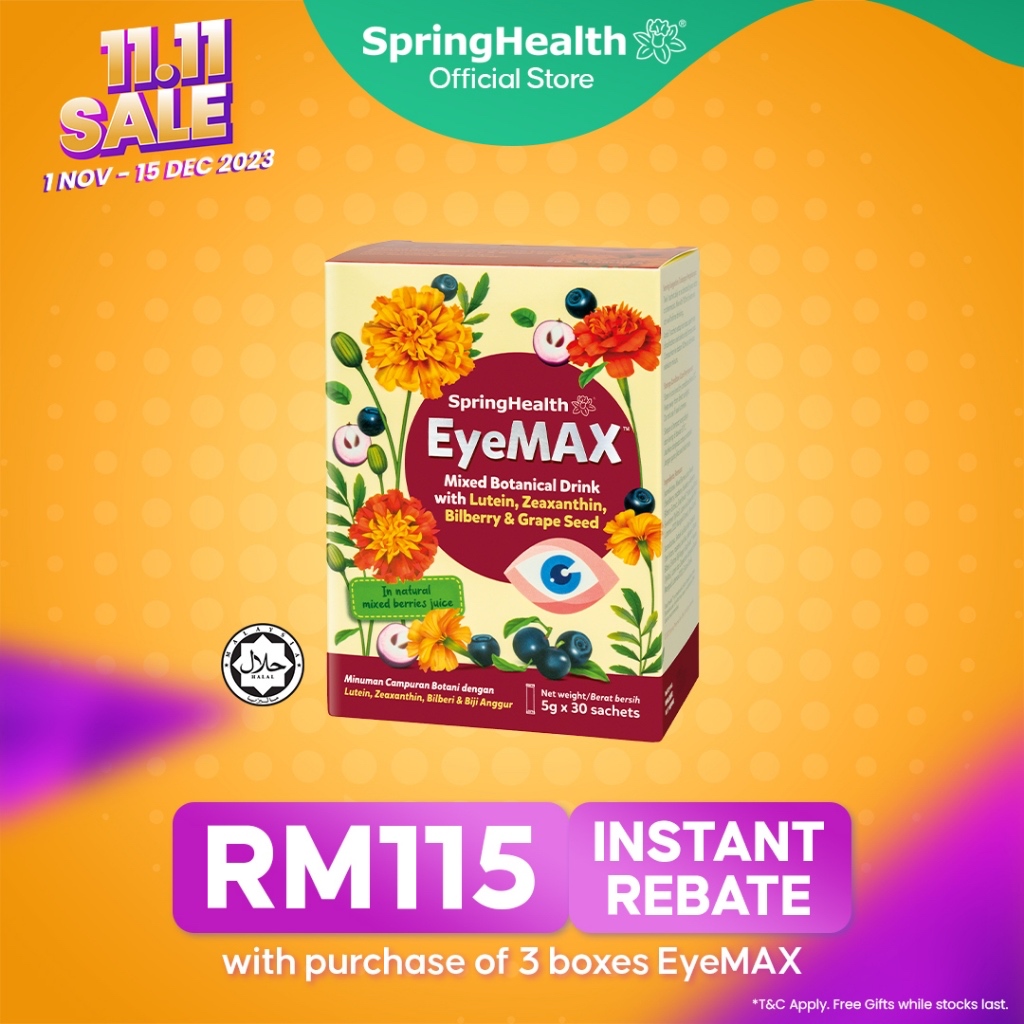[FREE SHIPPING] SpringHealth EyeMAX™ Mixed Botanical Drink (30 sachets ...