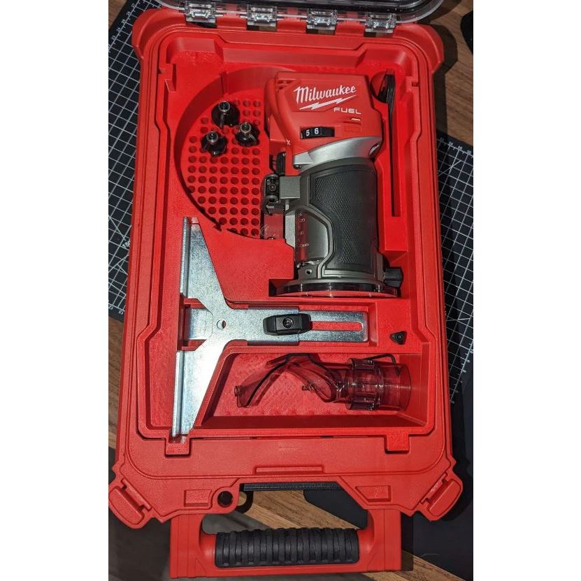 Brand Milwaukee M18 Packout Router Tray Holder / Insert for storing ...