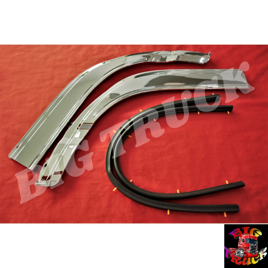ISUZU/HICOM N'SERIES/ELF Sill Fender with Rubber Chrome Set HIGH ...