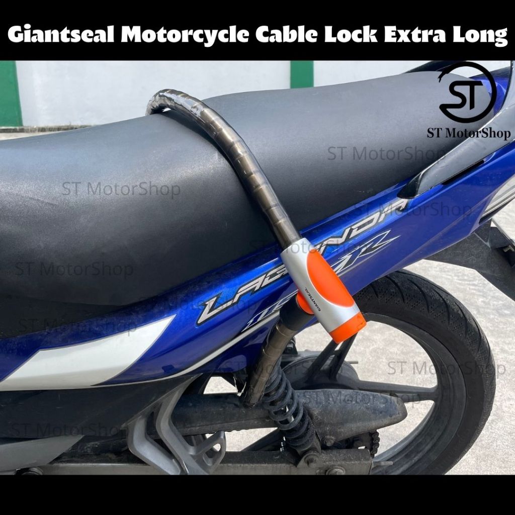 GIANTSEAL Motorbike Cable Lock Chain Lock Anti Theft Motor Kunci Rantai ...