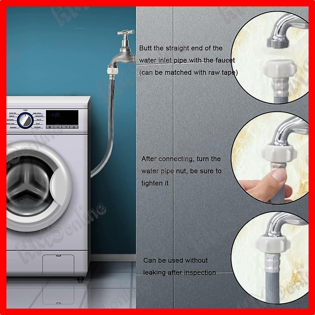 Washing Machine Inlet Hose ( Italy Set )(2 / 3 Meter) | Shopee Malaysia