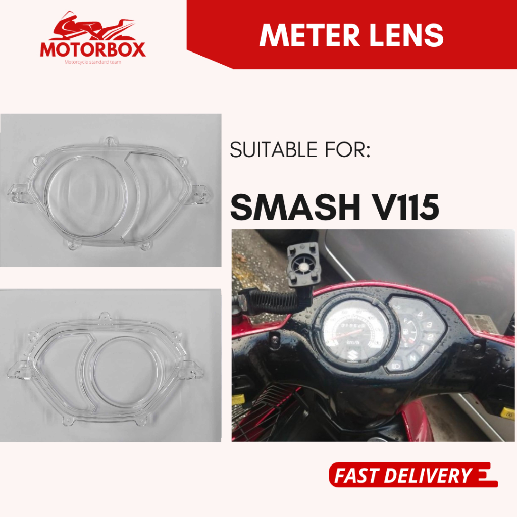 SUZUKI SMASH V115 METER LENS SMASH V 115 SMASHV CERMIN SPEEDMETER COVER ...